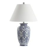 Juliana 26.25" Chinoiserie Ceramic LED Table Lamp, Blue/White - Walmart.com