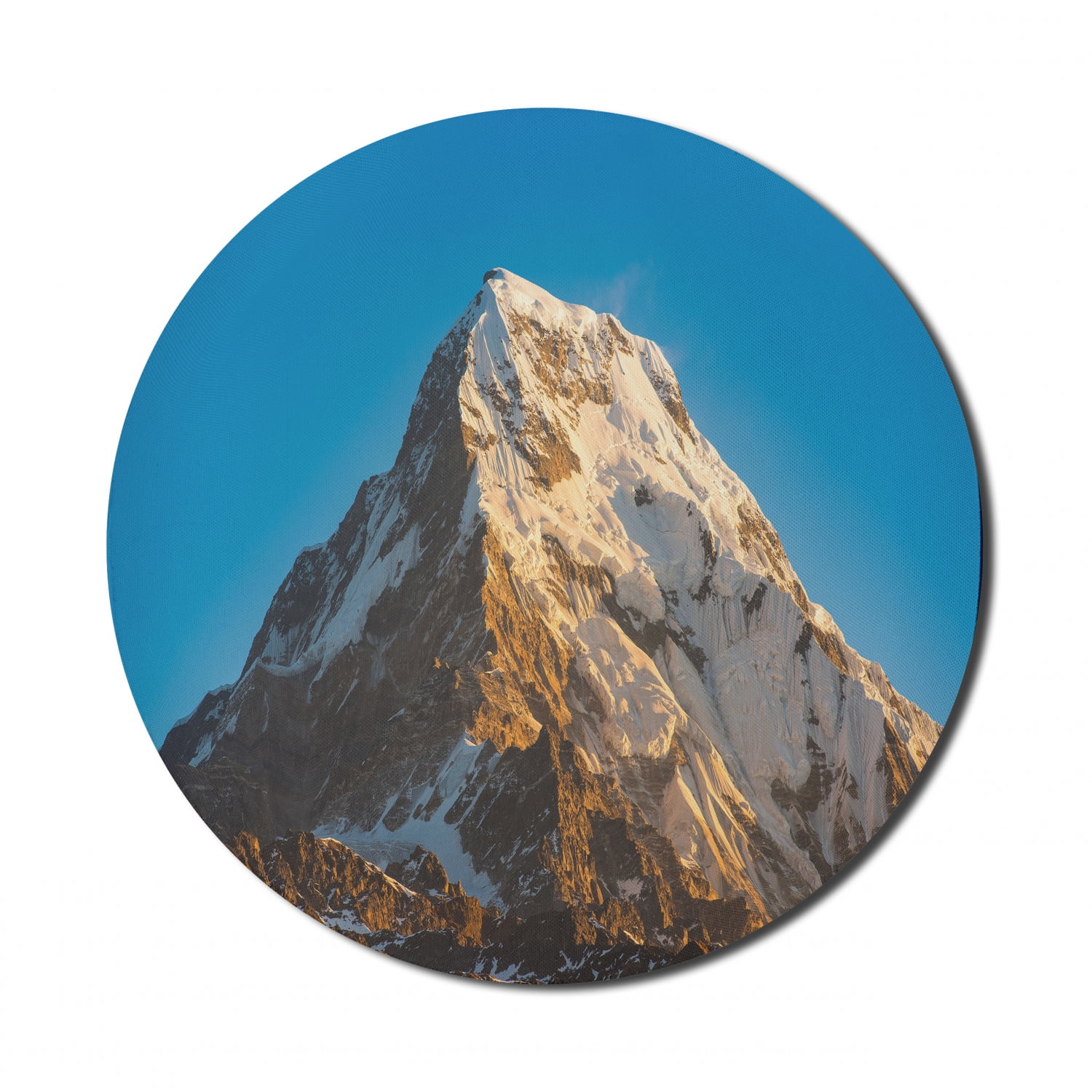 Mountain Mouse Pad for Computers, Panoramic Himalayas in Nepal Freezing ...