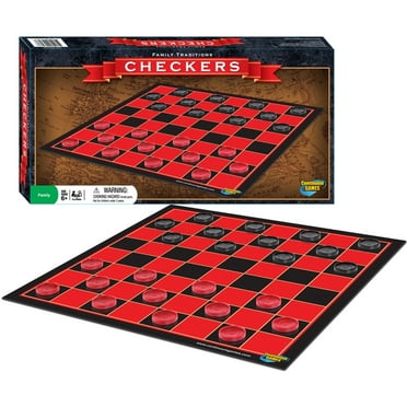 Checkers Board for Kids Fun Checkerboard Game for Boys and Girls ...