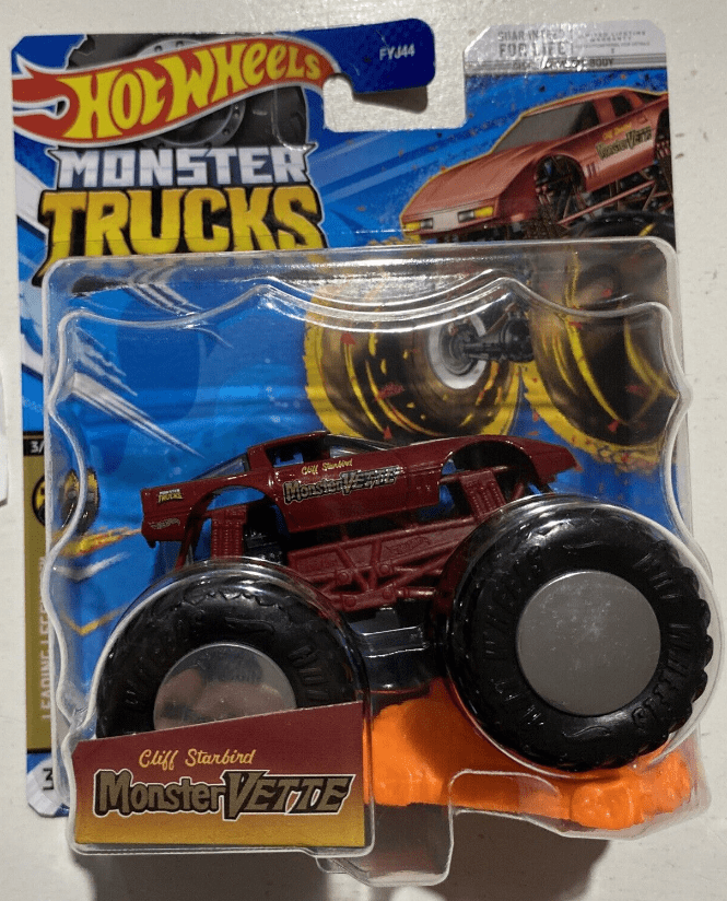 2023 HOT WHEELS Monster Trucks - Chevy Corvette (Cliff Starbird Vette ...