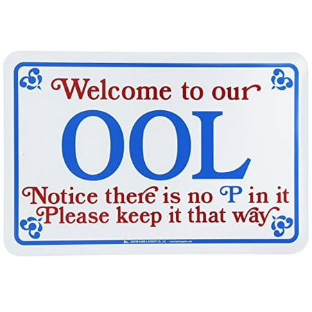 Leister Welcome to OOL Plastic Sign | Walmart Canada