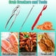 Dicasser Crab Eating Tools Set,3Pc Crab Meat Needles Crackers Opener ...