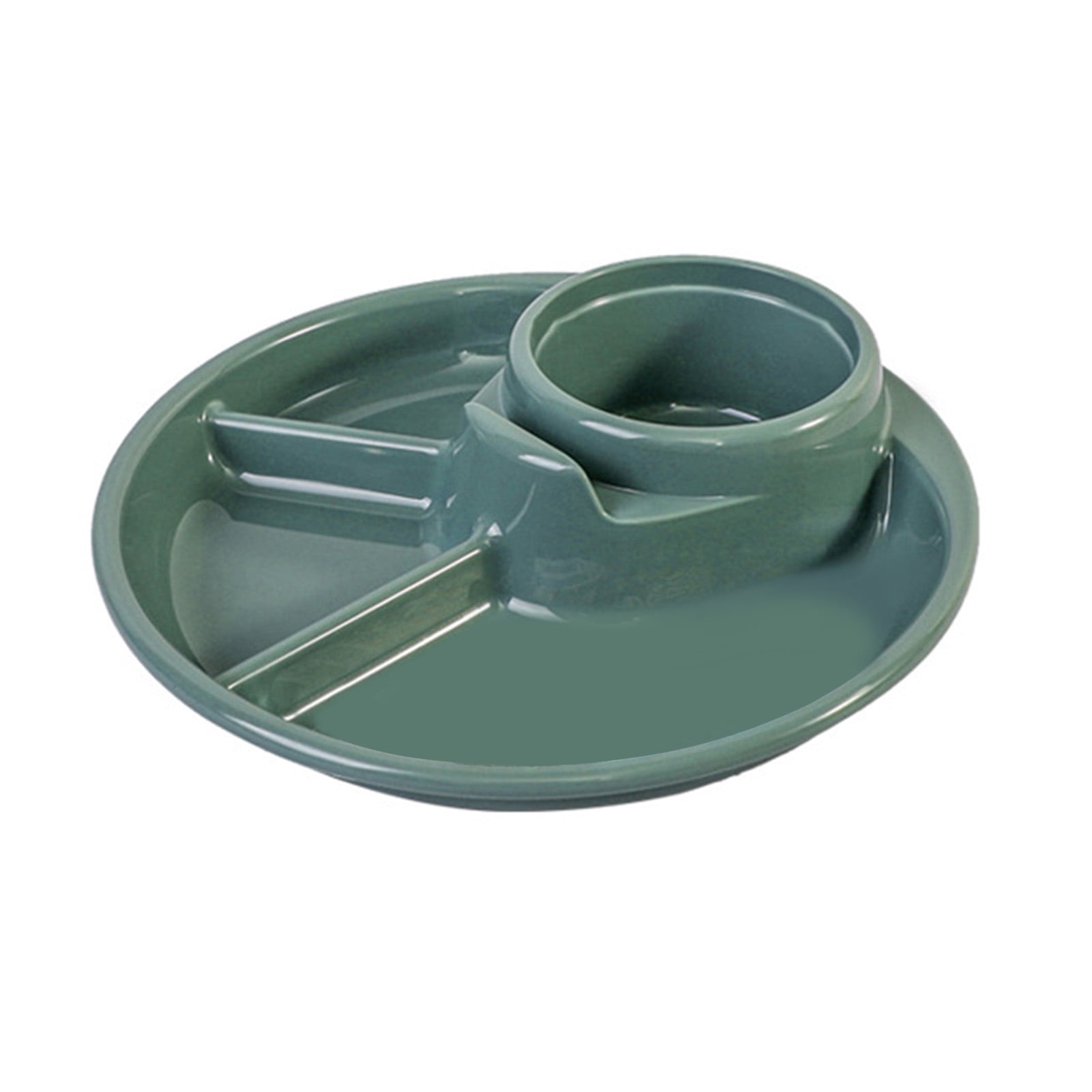 FaLX 4-Compartment Dinner Plate - Food Contact Grade Plastic Tray with ...
