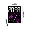 Multifunctional LED Digital Alarm Clock | Displays Time, Date, Week ...