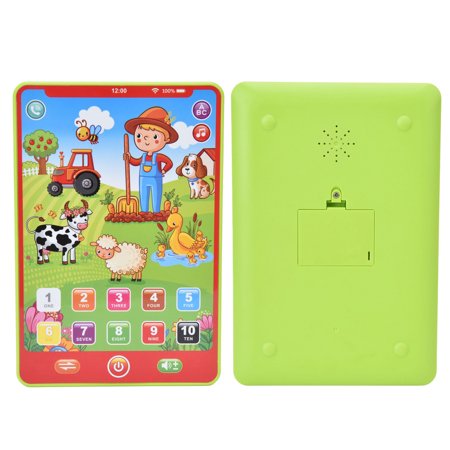 Mgaxyff Children Learning Tablet 7in Cartoon Farm Animals Pattern Music ...