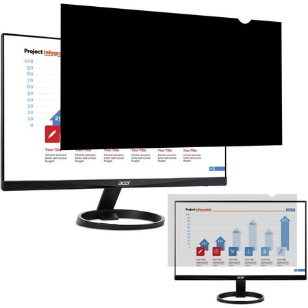 Magicmoon 27" Privacy Filter Screen Protector, Anti-Spy/Glare Film ...