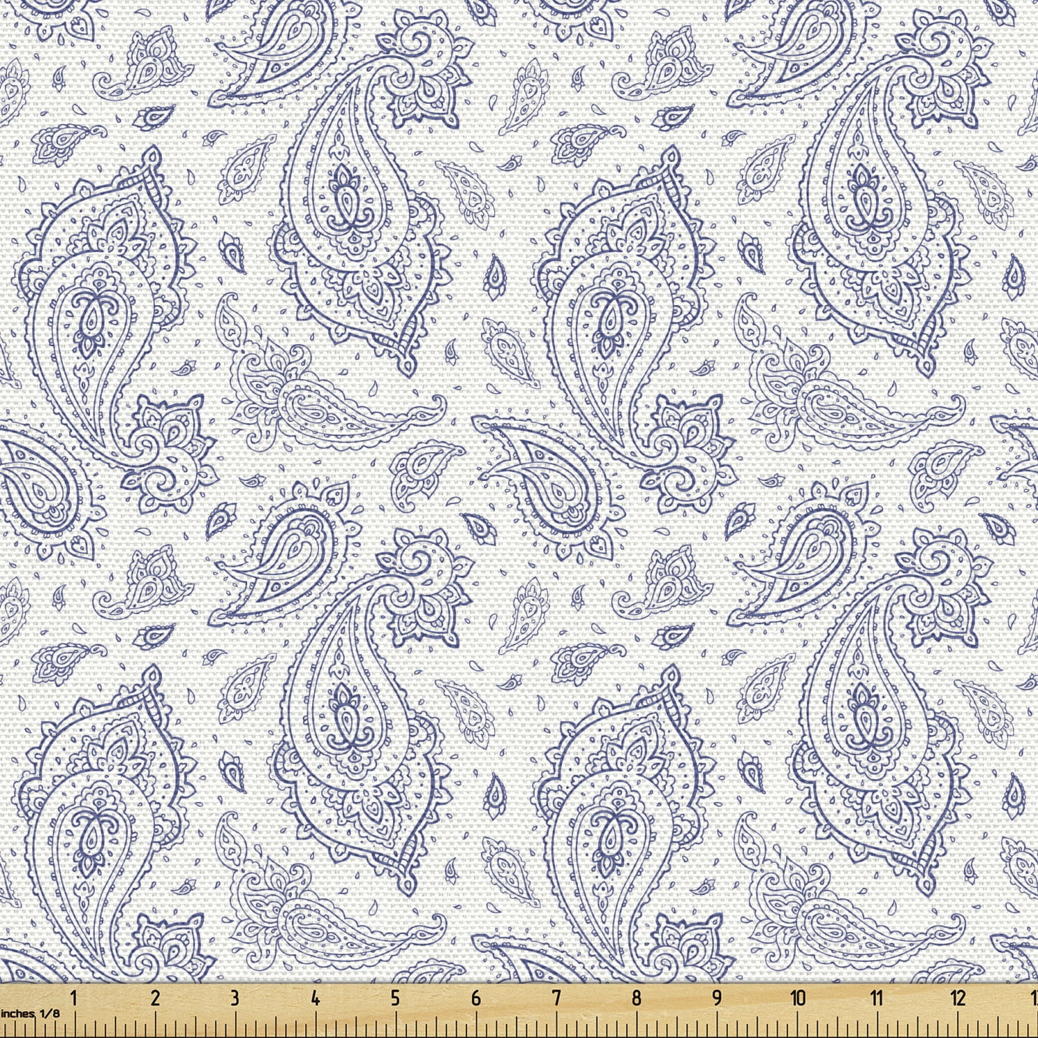 Ethnic Fabric by the Yard, Soft Toned Shabby Traditional Culture ...