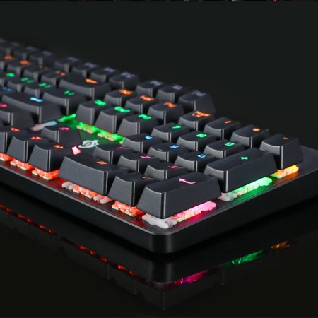 Illuminated Mechanical Keyboard 104 Keys Gaming Keyboard USB Powered ...