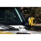Kc Hilites Light Covers 6in Round Black w/Yellow Soft - Walmart.com