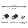Uxcell 12" Gooseneck, 1/4"-20 Female to Male Thread Metal Universal ...