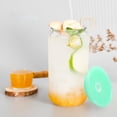 Multicolor Light 8 Pack Can-Shaped Glass Tumbler Set for Cold and Hot ...