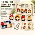 2026 Limited Edition 3D Beaded Gnome DIY Kit, 4 Gnome Designs 3D Beaded ...