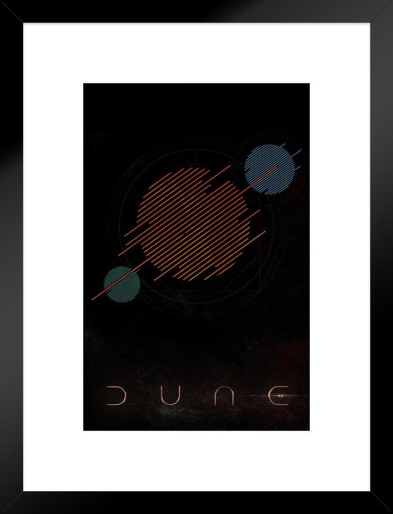 Dune Movie Poster Duniverse Planets Arrakis Caladan Giedi Prime ...