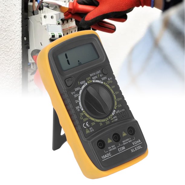Ohm Volt Amp Meter, High Performance Chip Digital Multimeter Built in ...