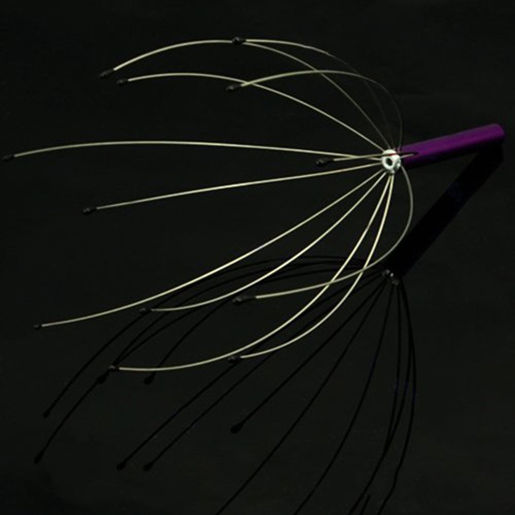 Stainless Steel Octopus Head Massager Massage Instrument Head Scratchy ...