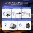 14 PCS Controller and Headphone Holder Wall Mount, Modular Gaming ...
