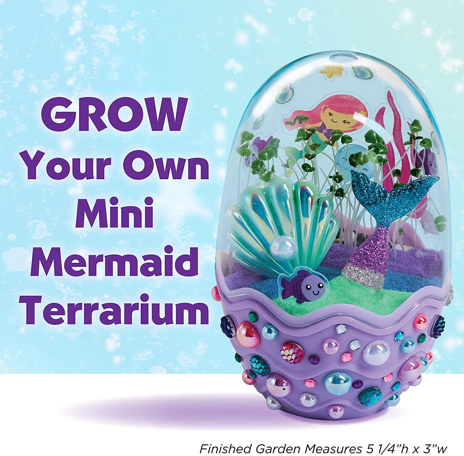Creatividad para Niños Mini Jardín - Terrario de Sirenas – Regalos de ...
