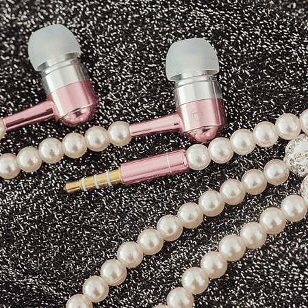 Gaming headset Pearl live headset Metal headset Heavy-bottom audio tape ...