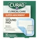Curad Clinical Advances Super Absorbent Wound Pads, 10 Count - Walmart.com