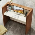 Tribesigns Reception Desk with Counter, Modern 47 inch Small Front Desk ...