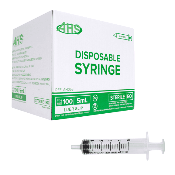 3ml Syringe With Cap (100 Pack) | Oral Dispenser Without Needle, Luer ...