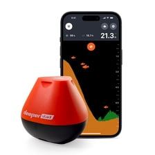 Deeper PRO+ Wireless Depth Smart Sonar, Portable WiFi Fish Finder with ...