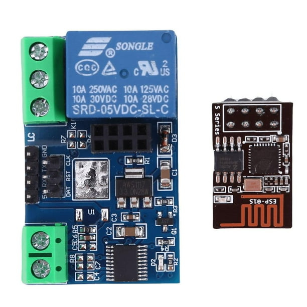 10 uds. Módulo WIFI de relé 5V/12V ESP8266 Placa de control WiFi para ...