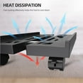 MRSXXNTY Adjustable Mobile CPU Stand, Ventilated Computer Tower Stand ...