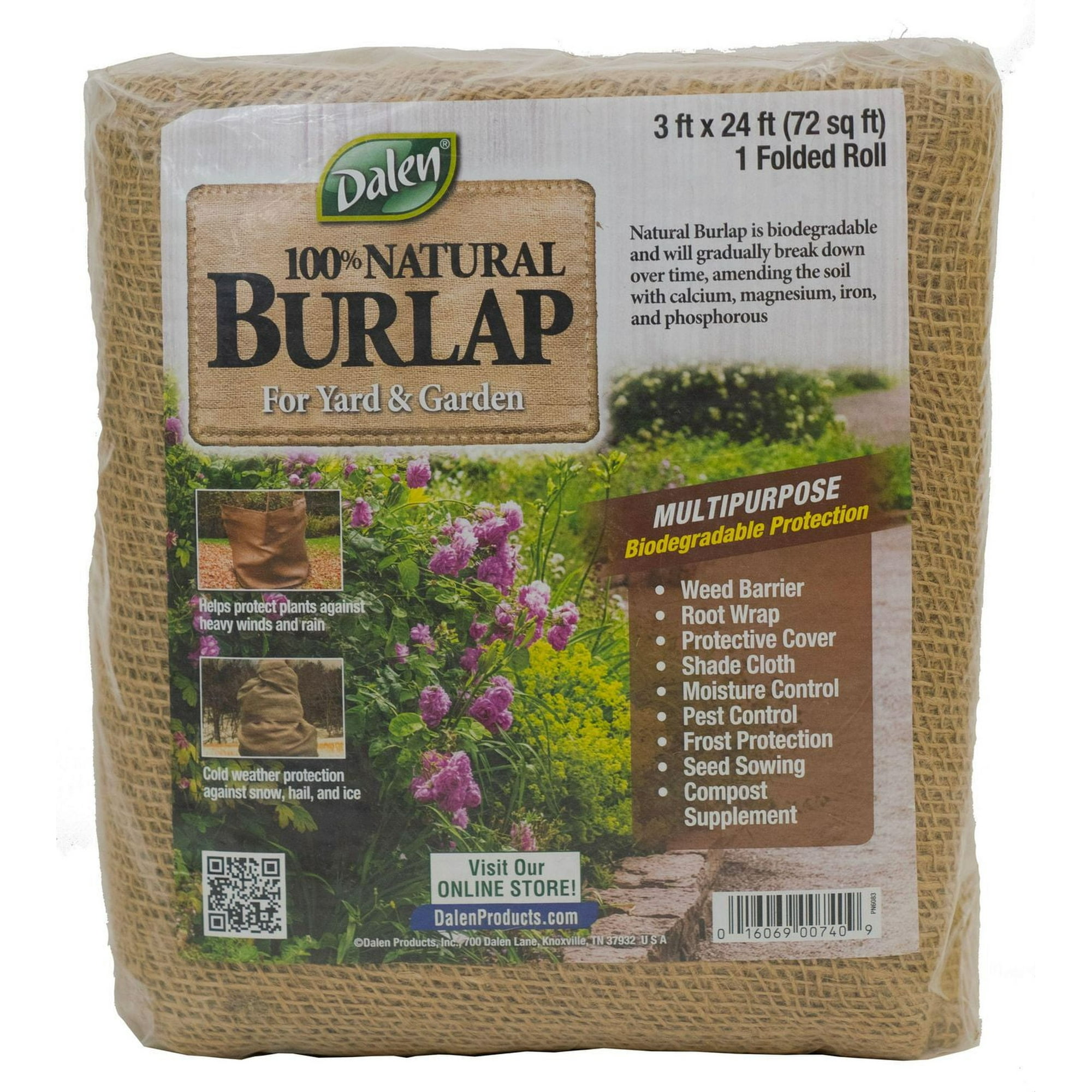 Click here for Dalen Burlap - Folded Roll - 100 Biodegradable prices