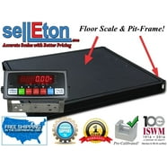 NTEP 60" x 60" 5' Floor Scale Fixed TOP Stainless Steel Scoreboard 2000 ...