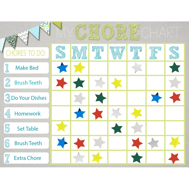 Gold Star Sticker Chart