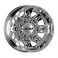 17" Silver Predator Dually 049 Wheel by Ultra Wheel 049-7692RC ...