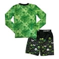 Minecraft Boy's Bathing Suit: 2-Piece Long Sleeve Rash Guard & Swim ...