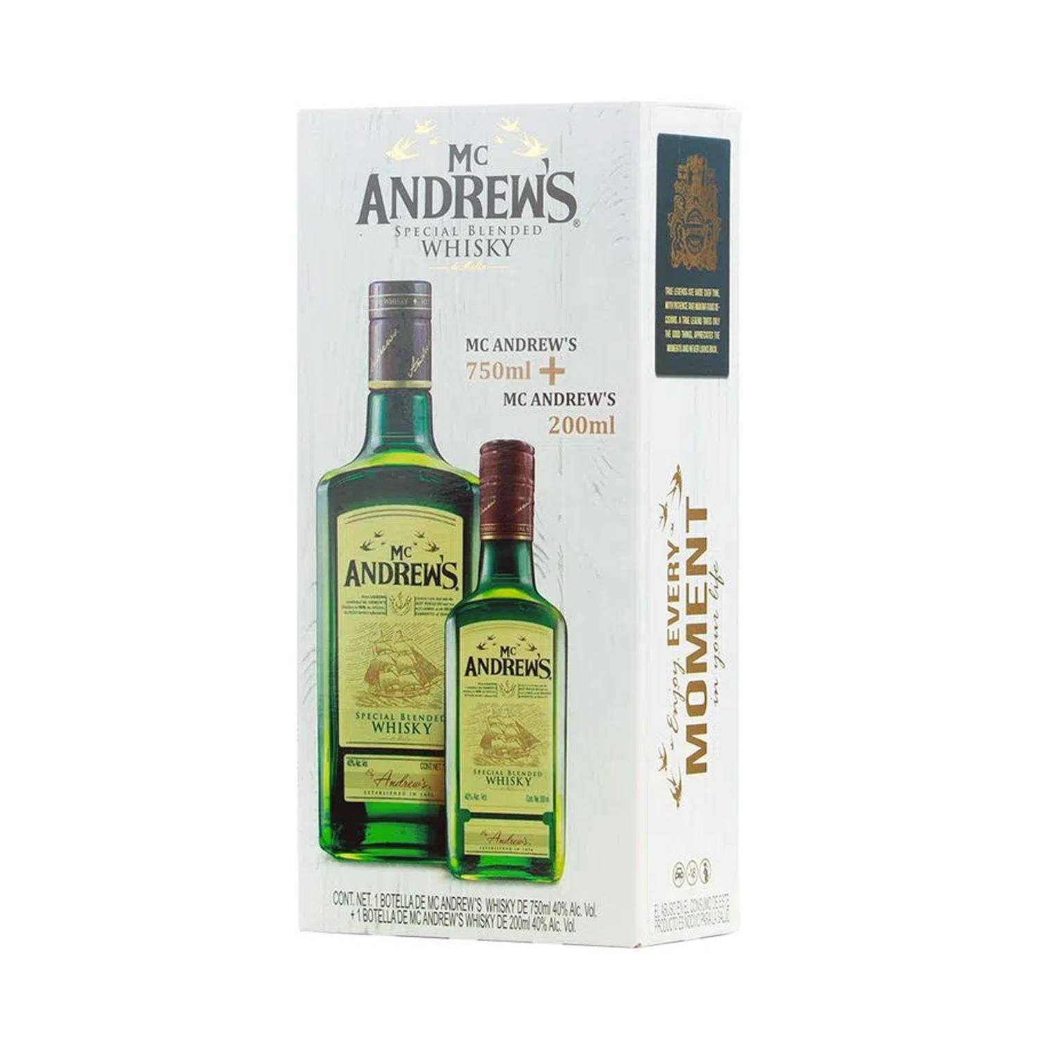 Whisky Mc Andrews 750 ml + 200 ml | Walmart en línea