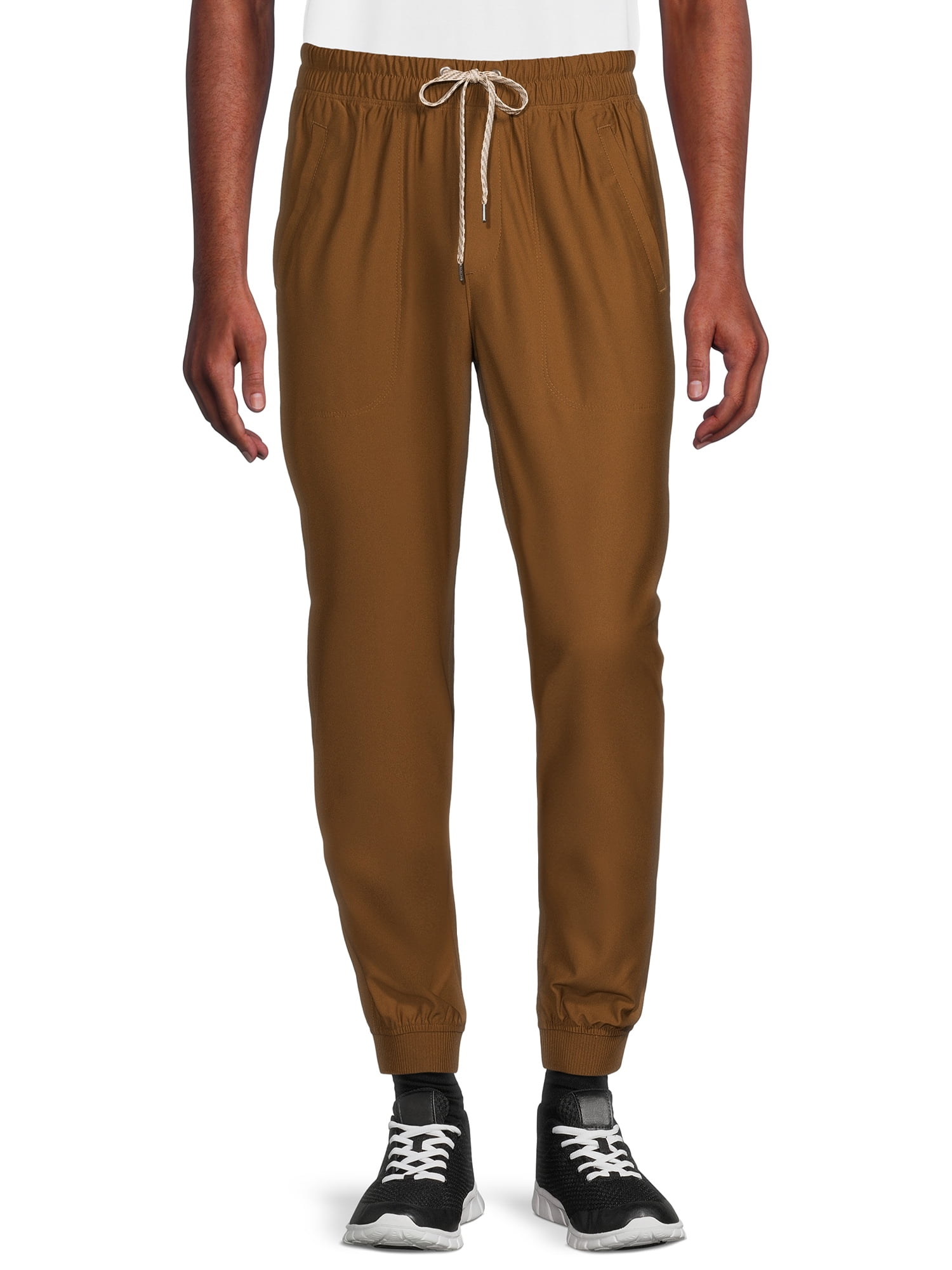 No Boundaries Men's and Big Men's Pull On Jogger Pant, Sizes Up to 5XL ...