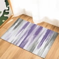 Abstract Grey Door Mat Purple Mottled Gradient Texture Farmhouse Non ...