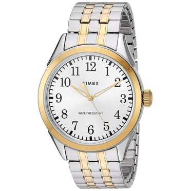 Timex Men's T2M933 South Street Sport Blue/Silver-Tone Stainless Steel ...