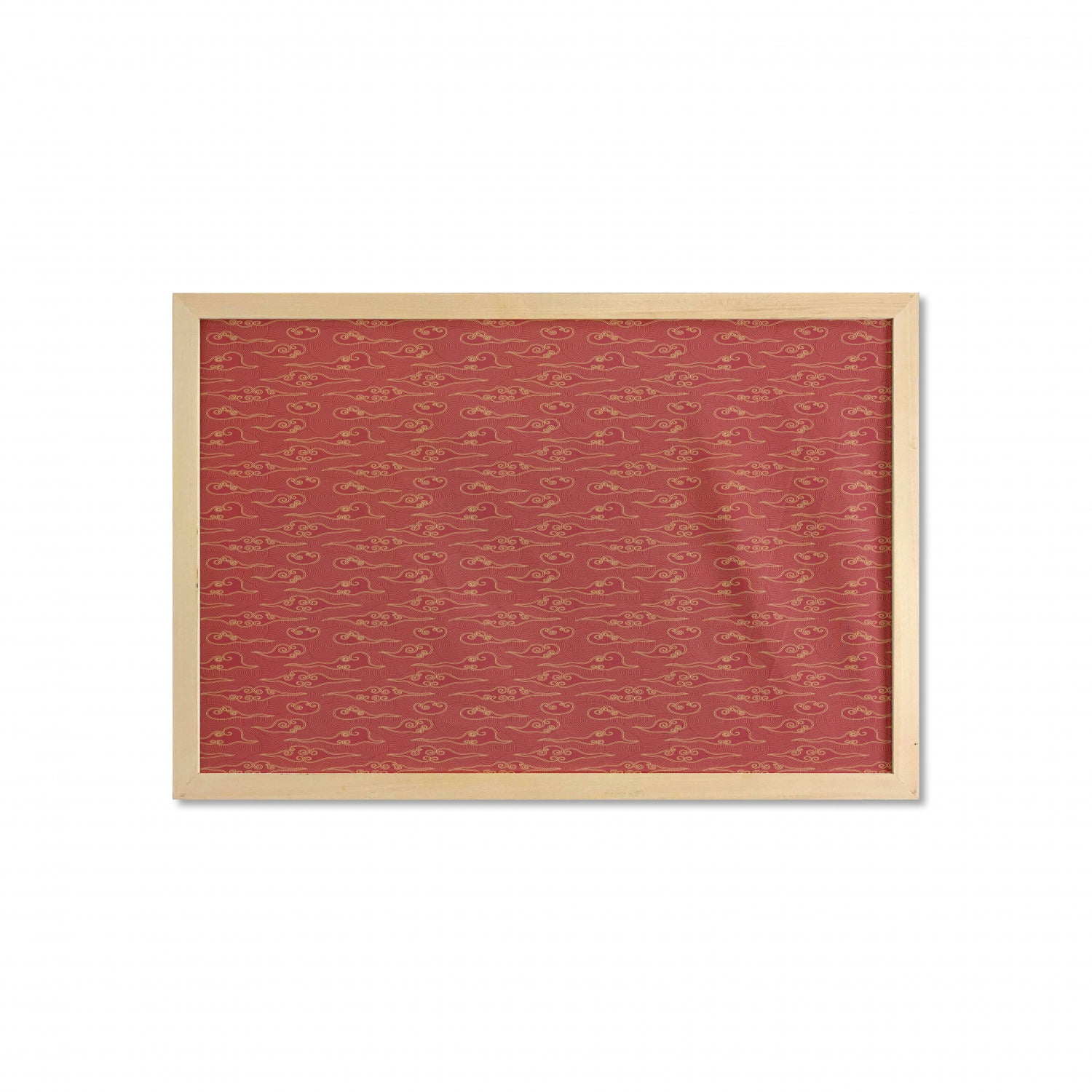 East Wall Art with Frame, Traditional Japanese Style Sky Scrolling ...