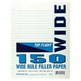 Top Flight Filler Paper 10.5 x 8 Inches Wide Rule 150 Sheets (12119 ...