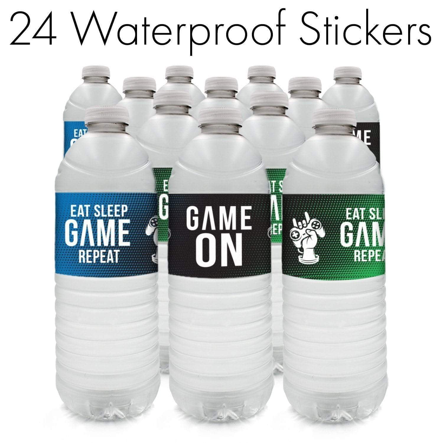 Gamer Party Drink Labels Games Water Labels Game On Birthday Gamer ...