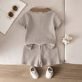 ANINEO Striped Casual Boys Outfit Sets Short Sleeve Lapel Shirt And ...