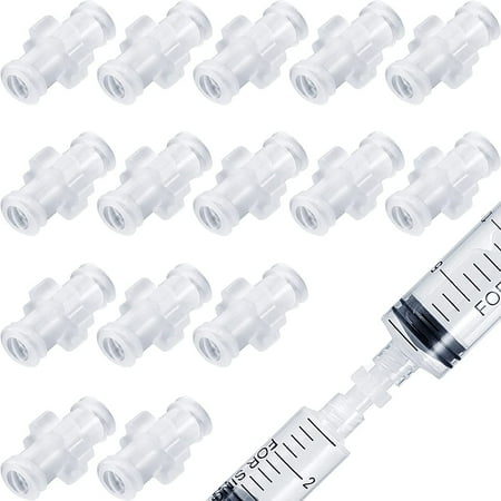 Tatum88 15 Pcs Syringe Adaptor Luer Lock Female Luer Syringe to Syringe ...