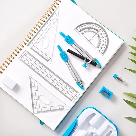 10 Pieces Geometry Math Supplies Kitincluding ...