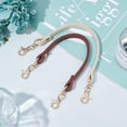 2 Colors PU Leather Bag Handle with Light Gold Iron Swivel Clasps Bag ...