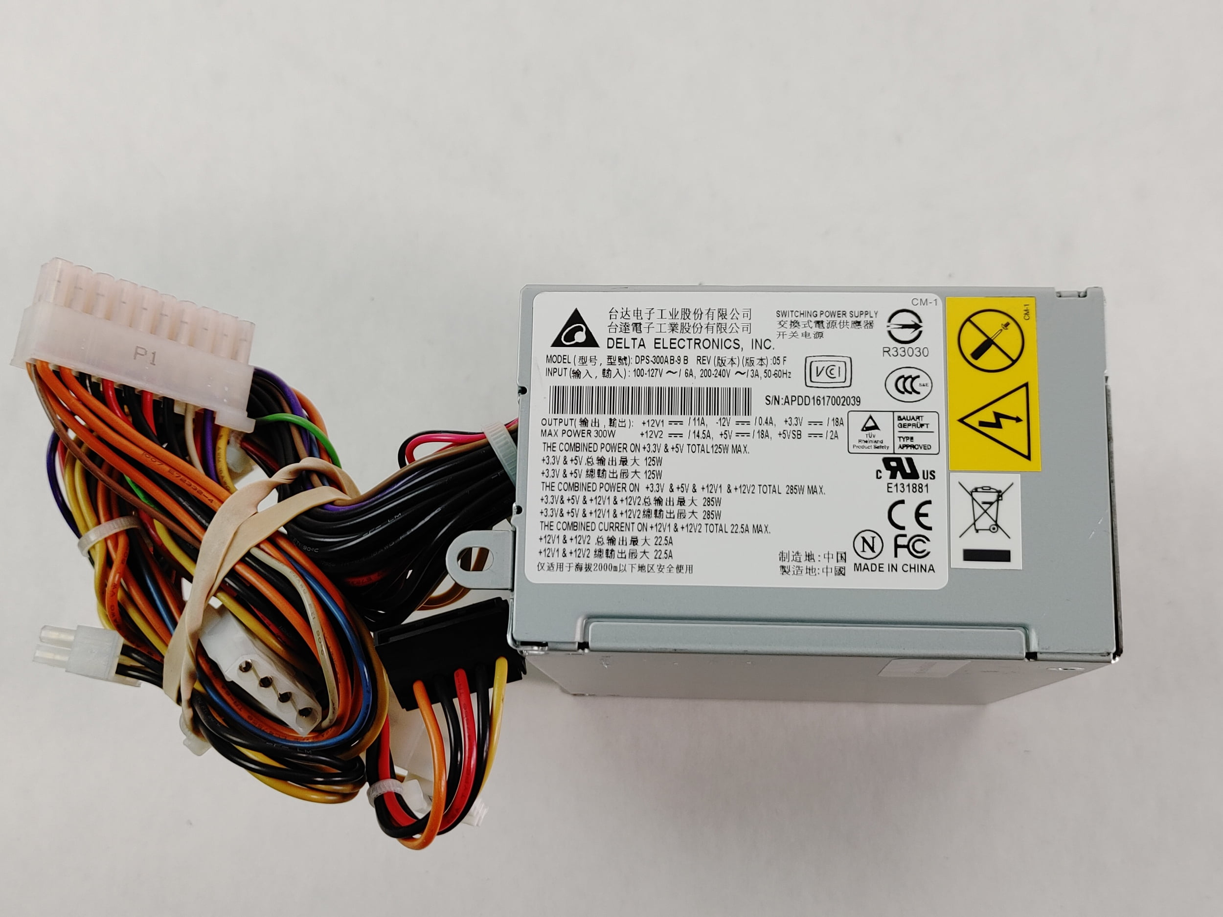 Pre-Owned Delta DPS-300AB-9 300W 20+4-Pin SFX Desktop Power Supply ...