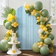 Abstract Blue Arch Backdrop Cover 7.2 FT Rustic Farmhouse Minimalist ...