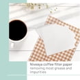 UYWGF-200 Count Coffee Filters - Size 02, Natural Paper Coffee Filter ...