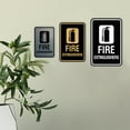 Signs ByLITA Portrait Round Fire Extinguishers Sign (Red) - Small ...