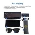 AI Smart Glasses with 8MP HD Camera - Waterproof Smart Eyewear for ...