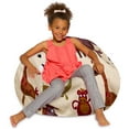 Posh Creations Kids Bean Bag Chair, Big Comfy Chair - Machine Washable ...